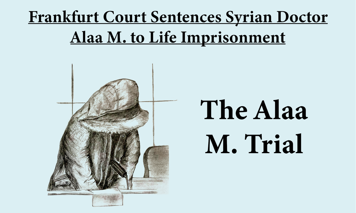 Frankfurt Court Sentences Syrian Doctor Alaa M. to Life Imprisonment
